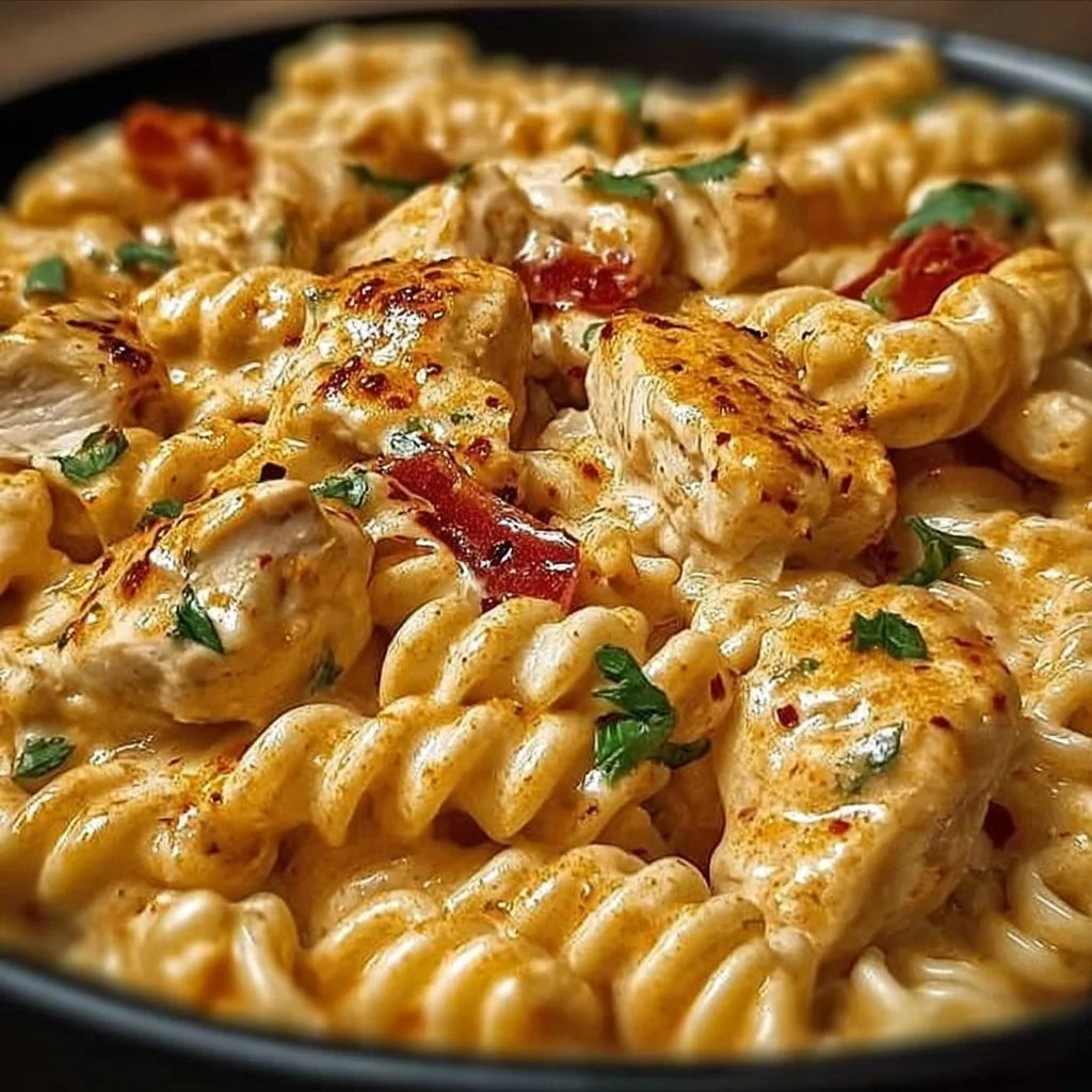Cajun Cream Cheese Chicken Pasta Bake Recipe