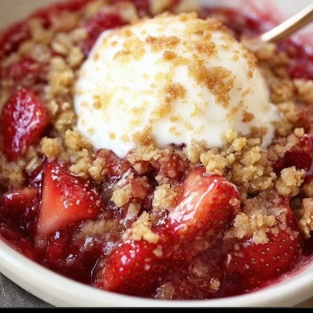 Strawberry Crisp Recipe